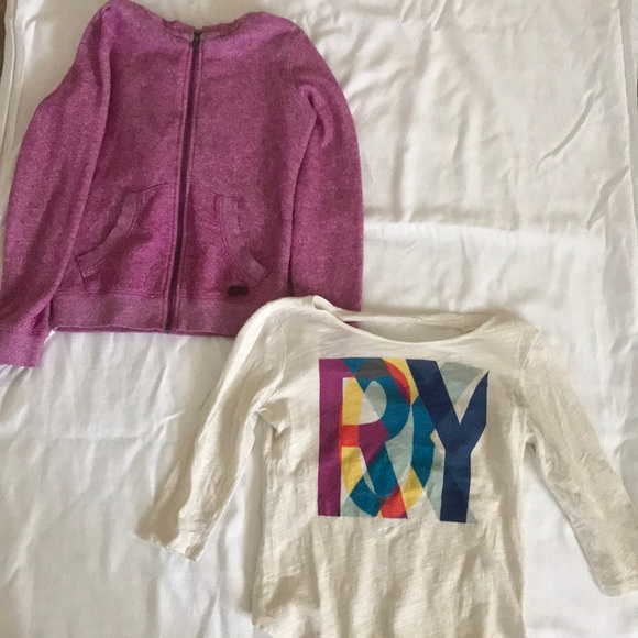 Roxy | Shirts & Tops | Roxy Girl Threequarter Length Tee | Poshmark